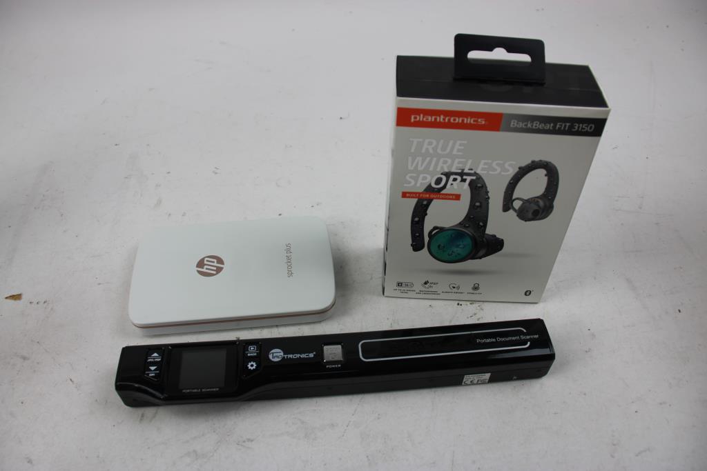 Plantronics BackBeat FIT 3150 Sport Earbuds, HP Sprocket Plus Printer ...