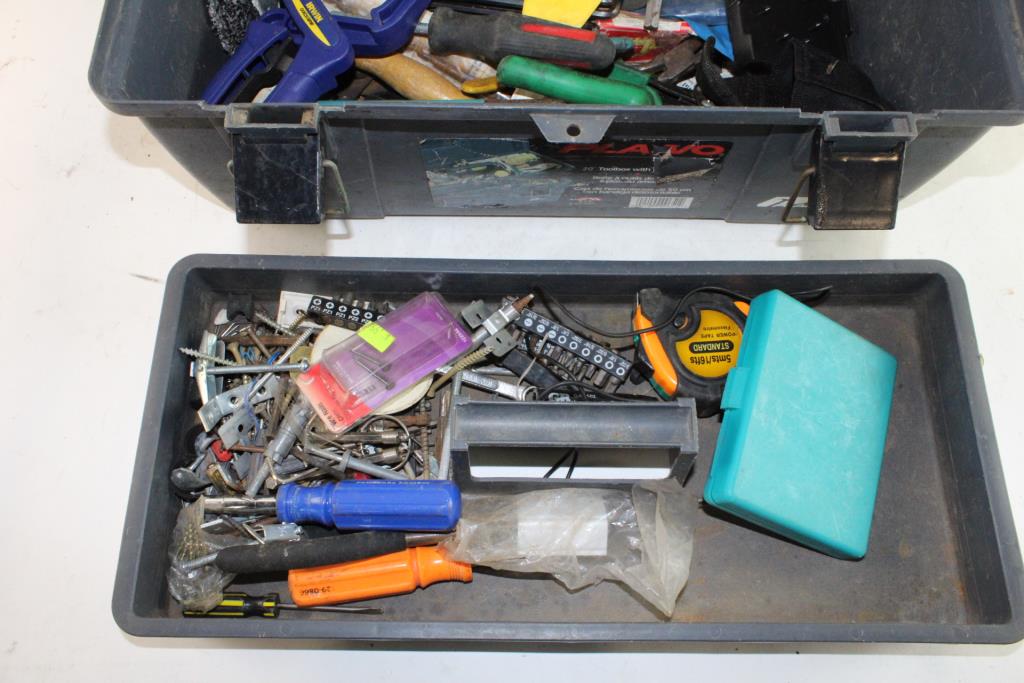 Plastic Toolbox With Hand Tools, 20+ Pieces | Property Room