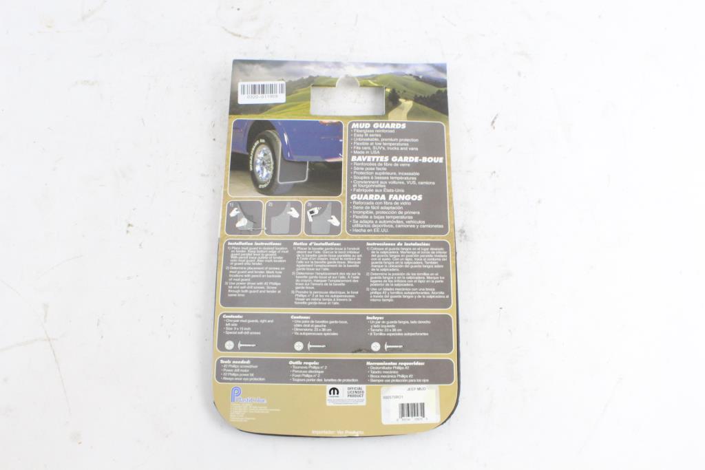 PlastiColor Jeep Mud Guards, 9" X 15" | Property Room
