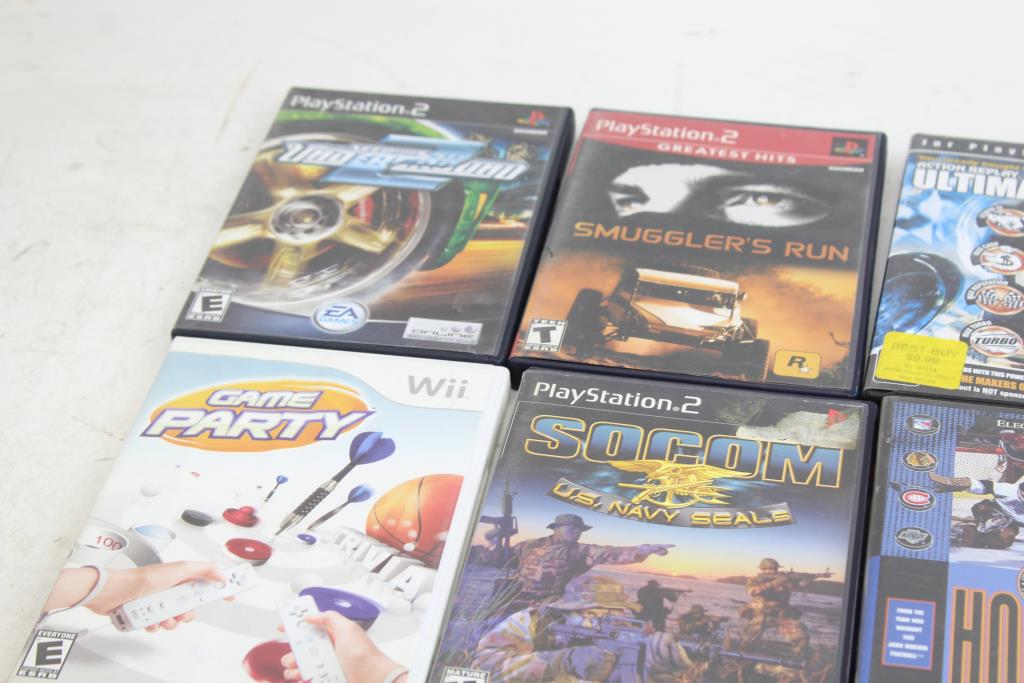 Playstation 2, Nintendo Wii, & More Games, 5+ Pieces | Property Room