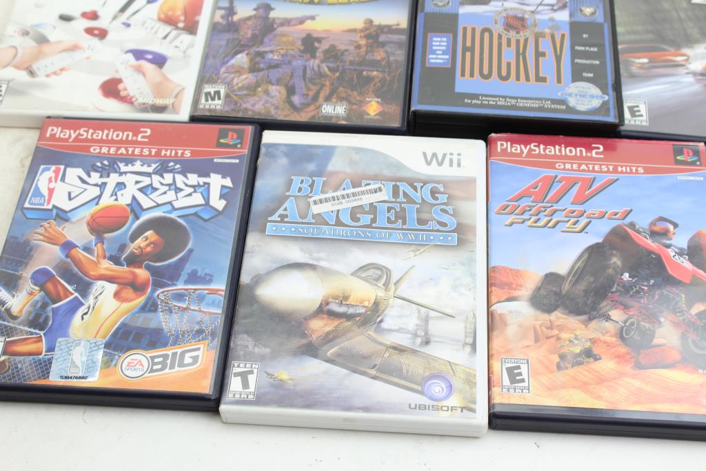 Playstation 2, Nintendo Wii, & More Games, 5+ Pieces | Property Room