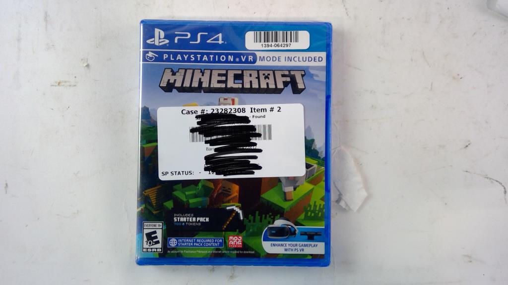 Playstation 4 Minecraft Game | Property Room