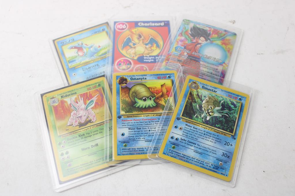 Pokemon & Dragon Ball Trading Cards, 10 Pieces | Property Room