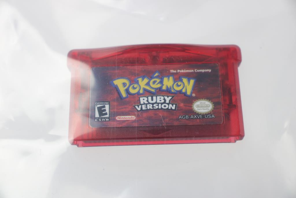Pokemon Ruby Version For Gameboy Advanced | Property Room