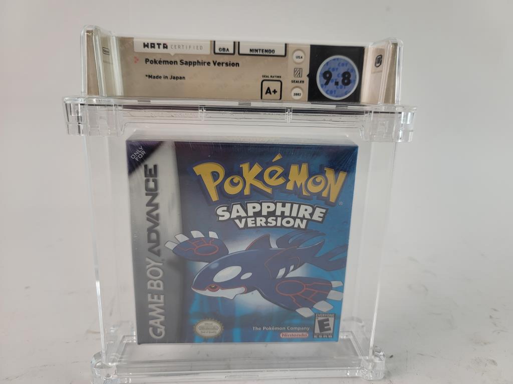 Pokemon Sapphire Version WATA Certified, New In Box | Property Room