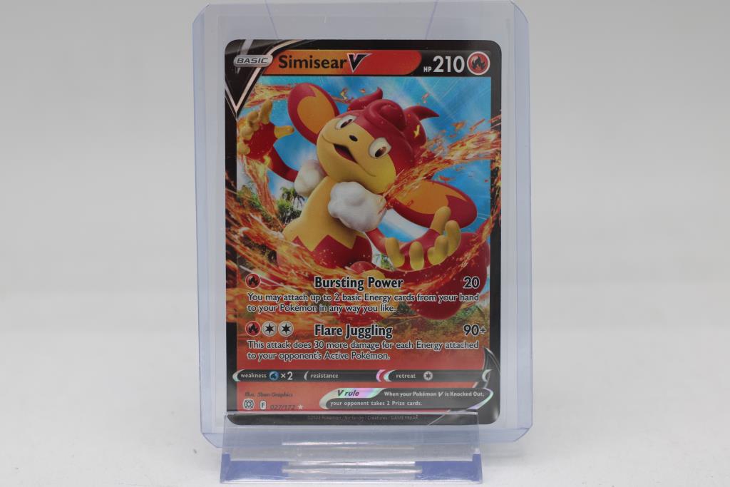 Pokemon Simisear V 027/172 | Property Room