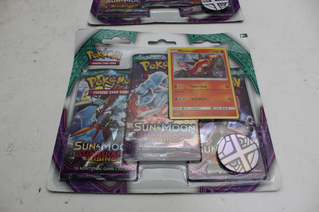 Pokemon Sun & Moon Trading Cards, 3 Packs | Property Room