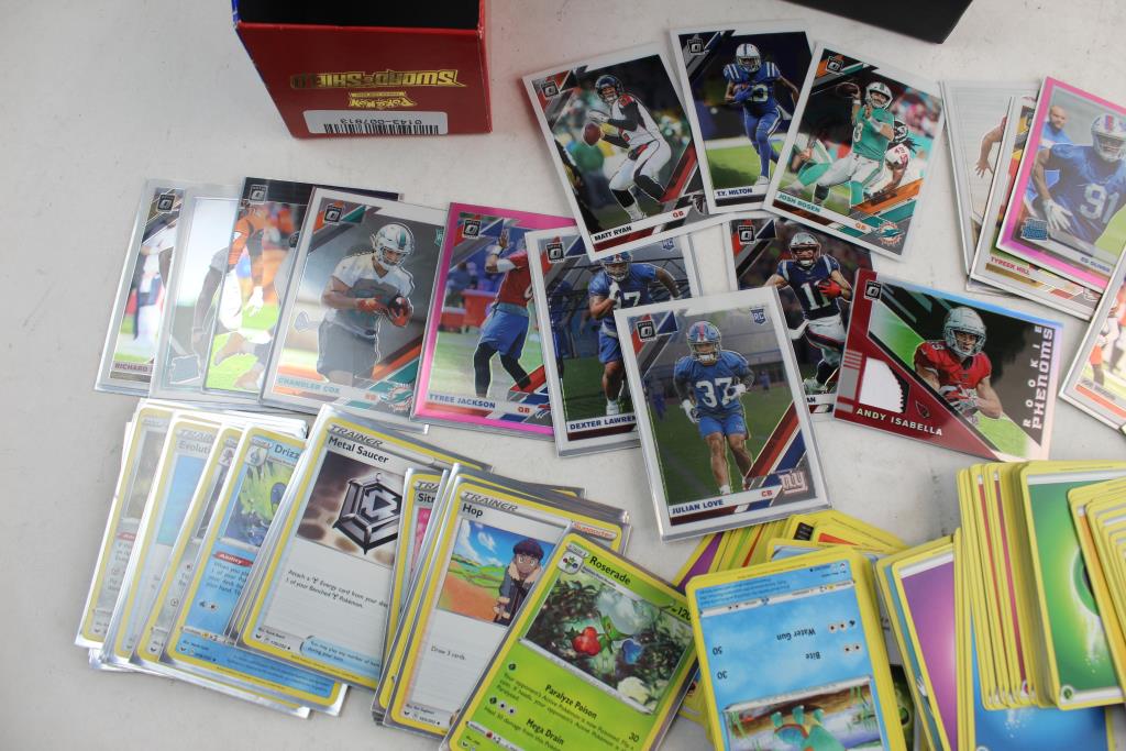 Pokemon Sword And Shield ZACIAN And Mixed NFL Cards Etc | Property Room