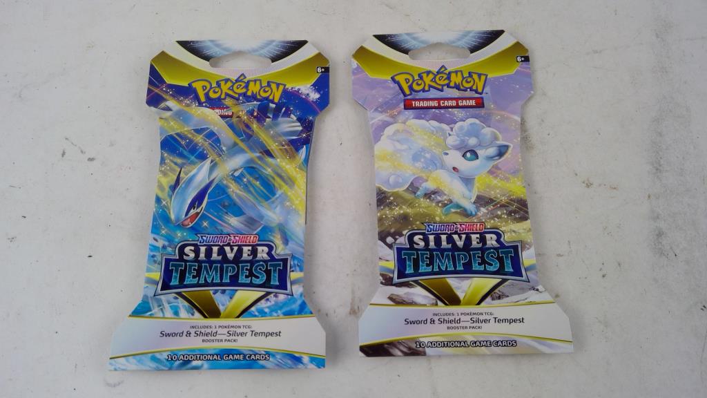 Pokemon Sword & Sheild Silver Tempest Booster Packs 2 Pieces | Property ...