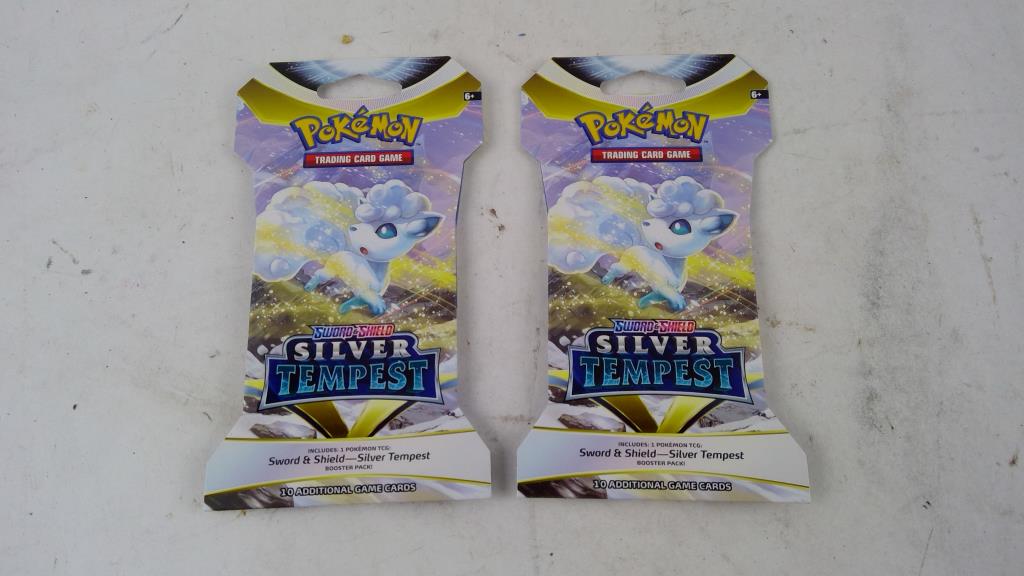 Pokemon Sword & Sheild Silver Tempest Booster Packs 2 Pieces | Property ...