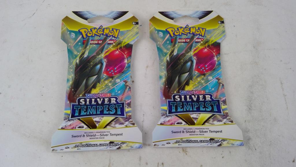 Pokemon Sword & Sheild Silver Tempest Booster Packs 2 Pieces | Property ...