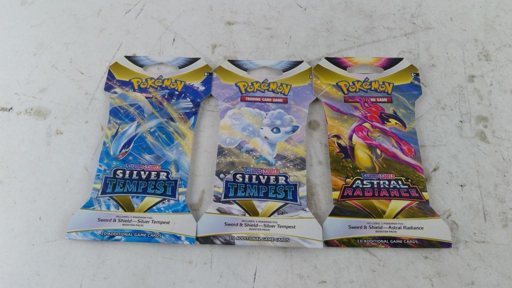 Pokemon Sword & Sheild Silver Tempest Trading Card Boost Packs And More ...