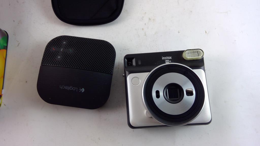 Pokemon Tin, Instax Camera, And Logitech Conference Speaker, 3 Pieces ...