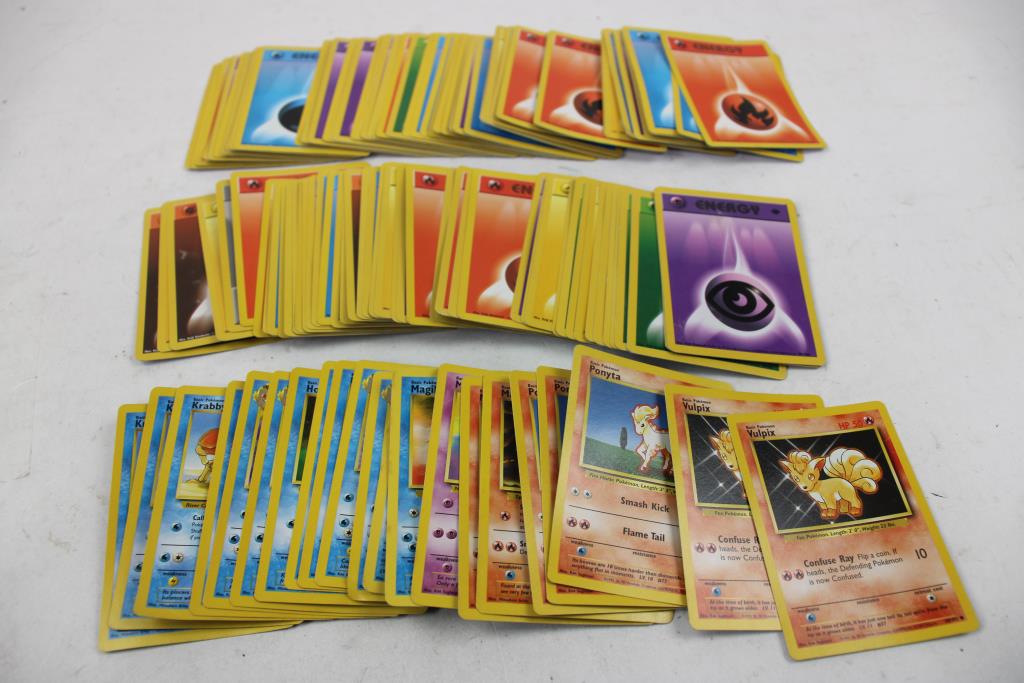 Pokemon Trading Card Game Version 3 Energy Cards And Pokemon Types, 100 ...