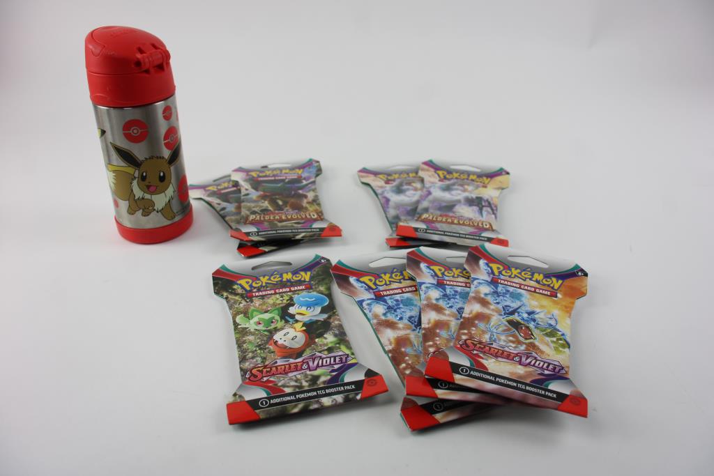 Pokemon Trading Cards And Sippy Cup Lot, 100+ Pieces | Property Room