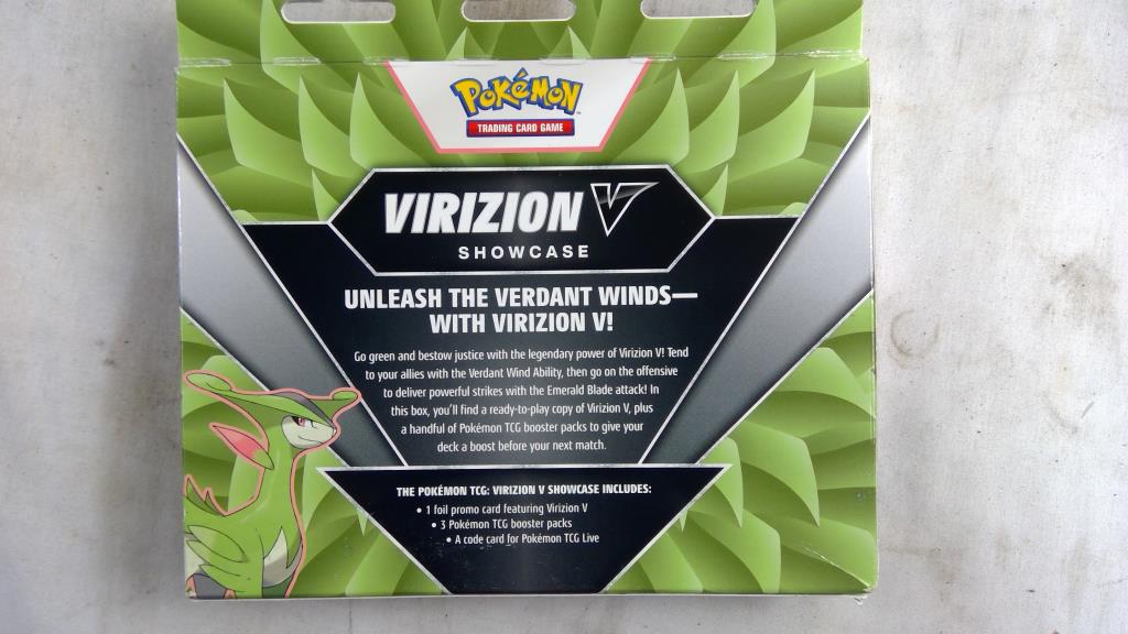 Pokemon Virizion V Showcase Boxes, 3 Pieces | Property Room