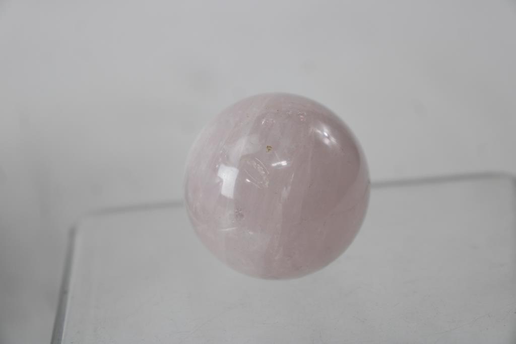 Polished Sphere Stone, Pink | Property Room