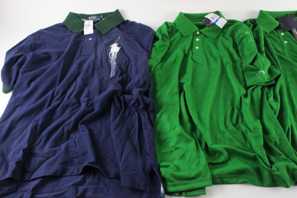 Polo By Ralph Lauren, Chaps Golf Polo Shirts, Size 2XB, 3XB, Medium ...