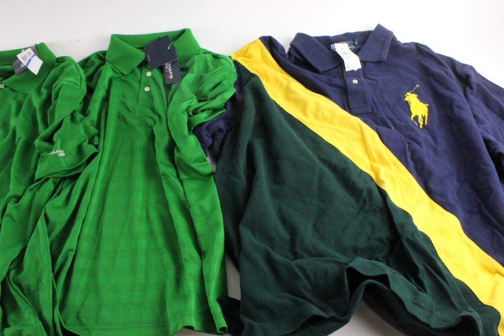 Polo By Ralph Lauren, Chaps Golf Polo Shirts, Size 2XB, 3XB, Medium ...
