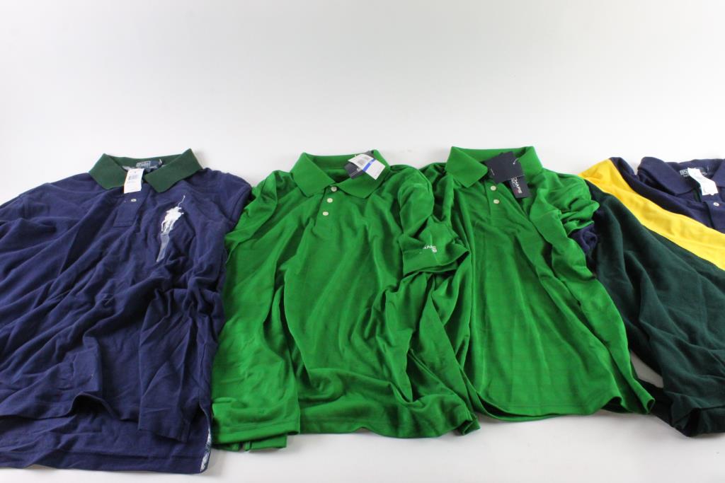 Polo By Ralph Lauren, Chaps Golf Polo Shirts, Size 2XB, 3XB, Medium ...