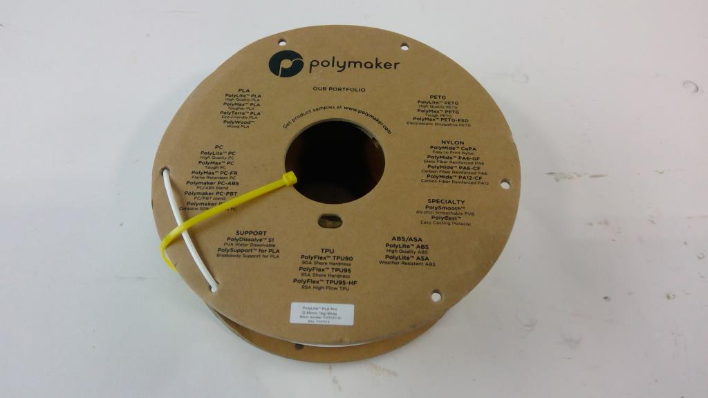 Polymaker PolyLite PLA Pro 3D Printing Filament | Property Room