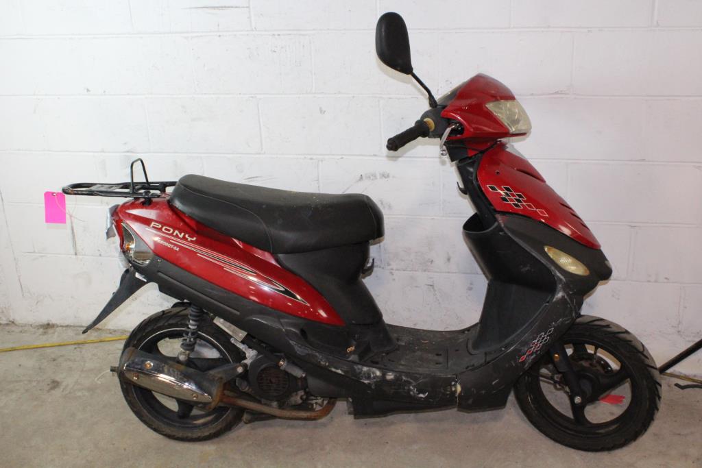 Pony BD50QT-9A Moped Scooter | Property Room