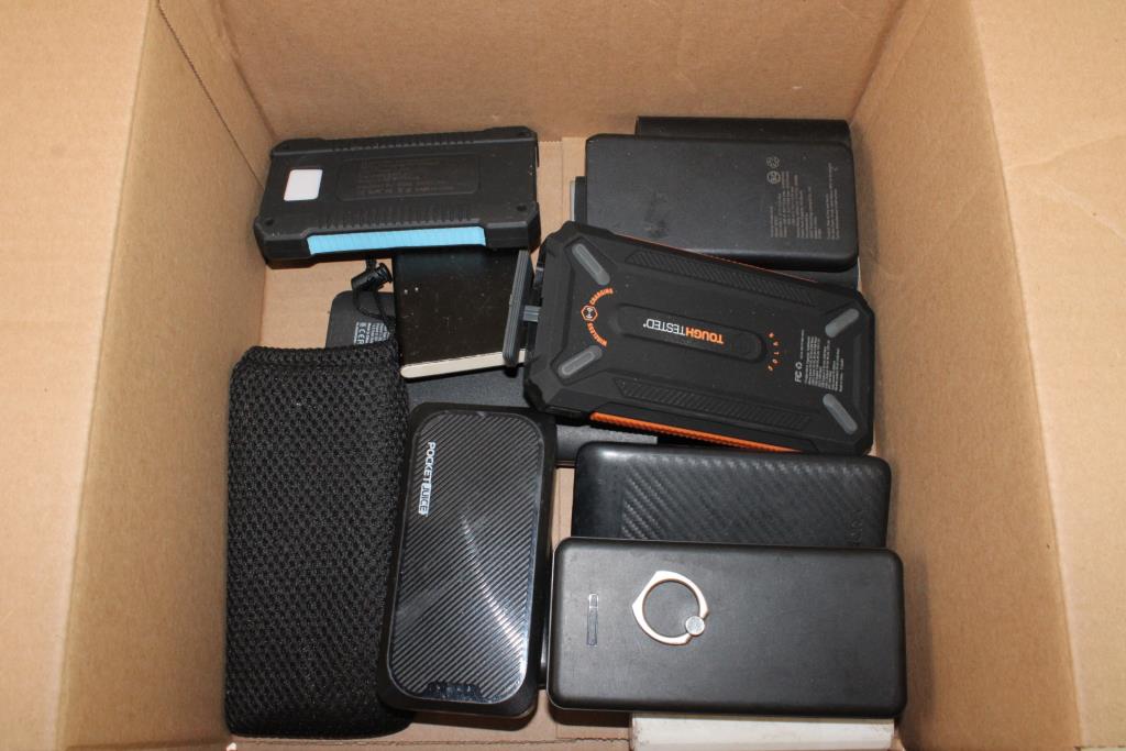 Portable Batteries Lot, 10+ Pieces | Property Room