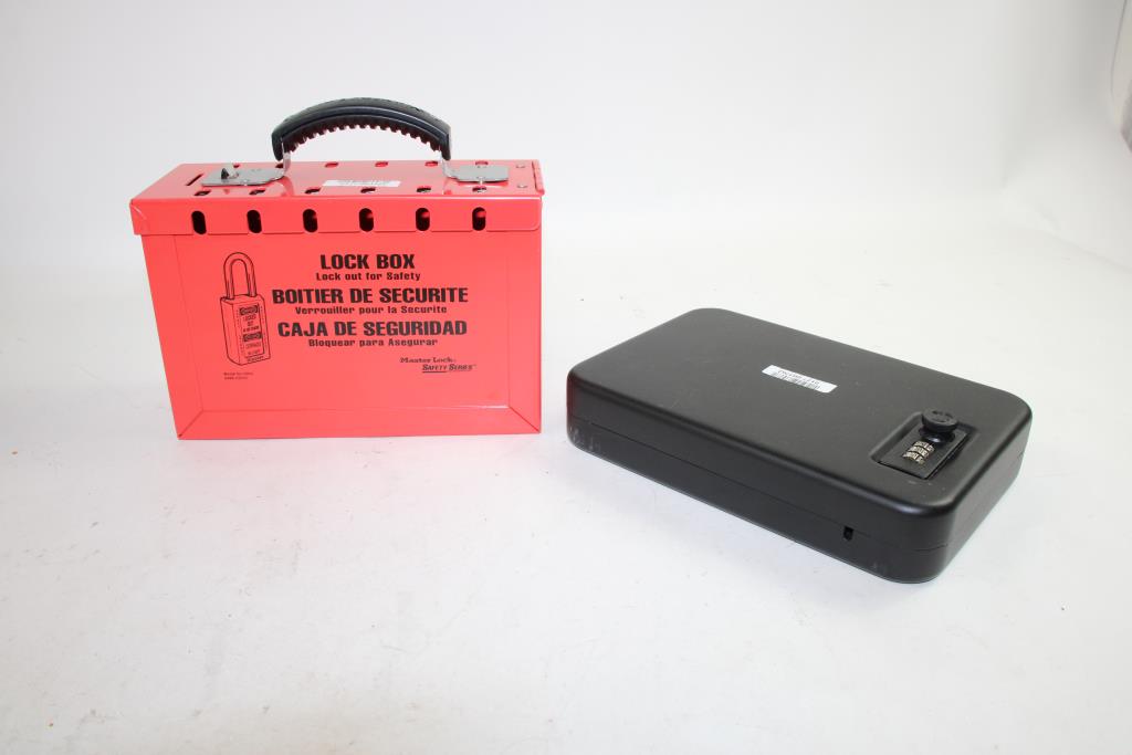Portable Metal Lock Box And Snapsafe Lock Box With Combination Lock ...