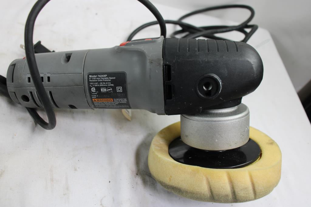 Porter Cable Corded 6" Random Orbit Polisher, 7424XP | Property Room