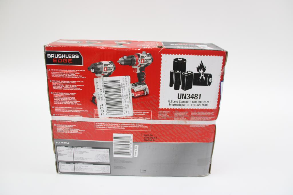 Porter Cable Drill/ Driver And Impact Driver Kit | Property Room