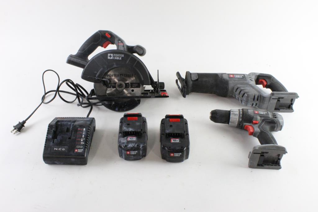 Porter Cable Power Tool Bulk Lot, 3 Pieces | Property Room