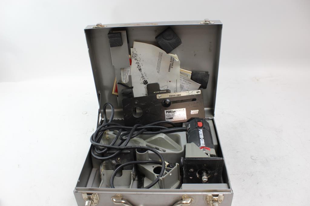 Porter Cable Power Unit W/laminate Trimmer Base Attachment & More ...
