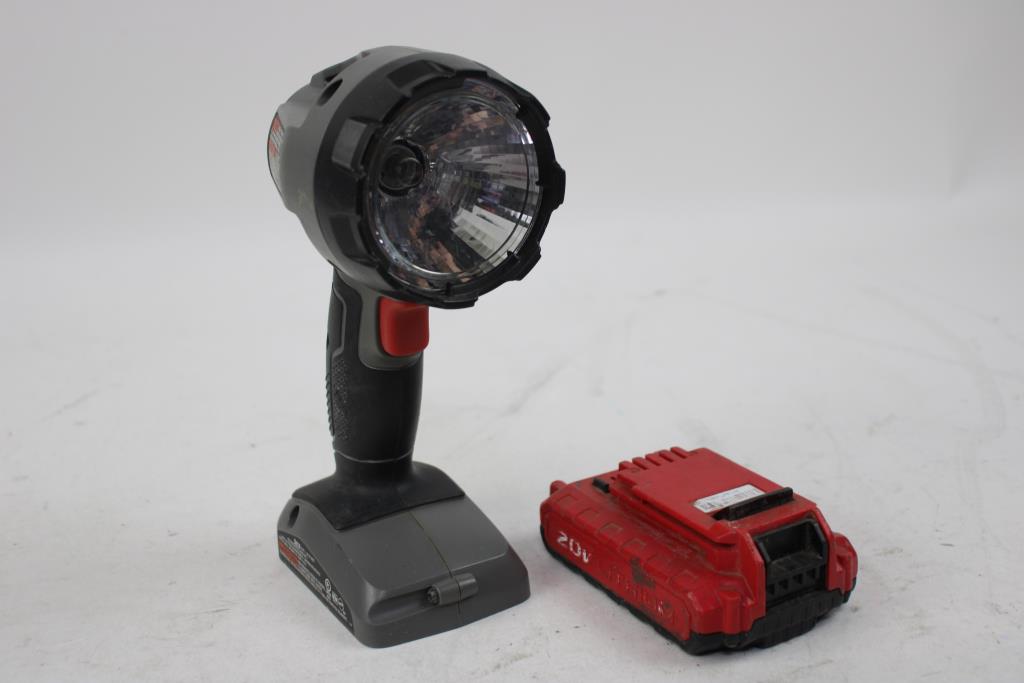 Porter Cable Work Light + Batteries | Property Room