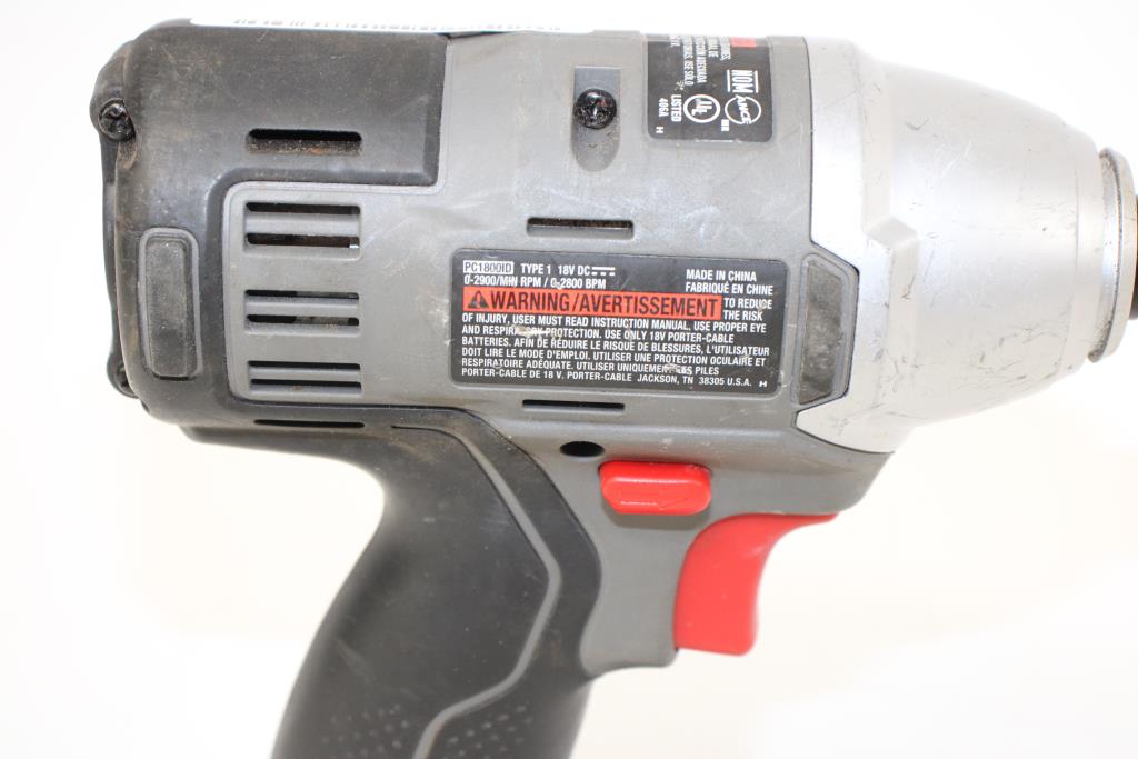 Porter-Cable Cordless Impact Driver | Property Room