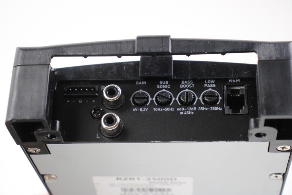 Power Acoustik RZR1-2500D Amplifier | Property Room