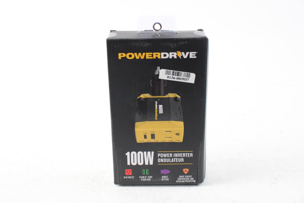 Power Drive 100W Power Inverter, PWD100D | Property Room