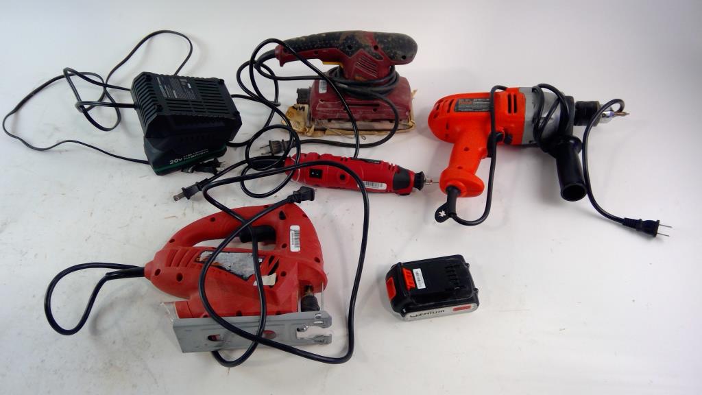 Power Tool Bulk Lot, 6 Pieces | Property Room