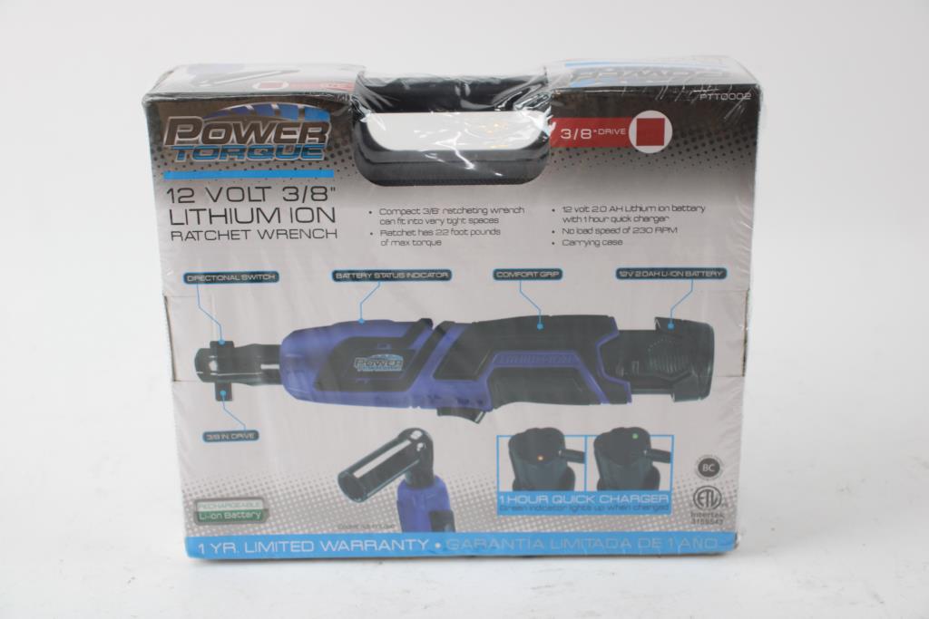 Power Torque 3/8" Ratchet Wrench, PTT0002 | Property Room