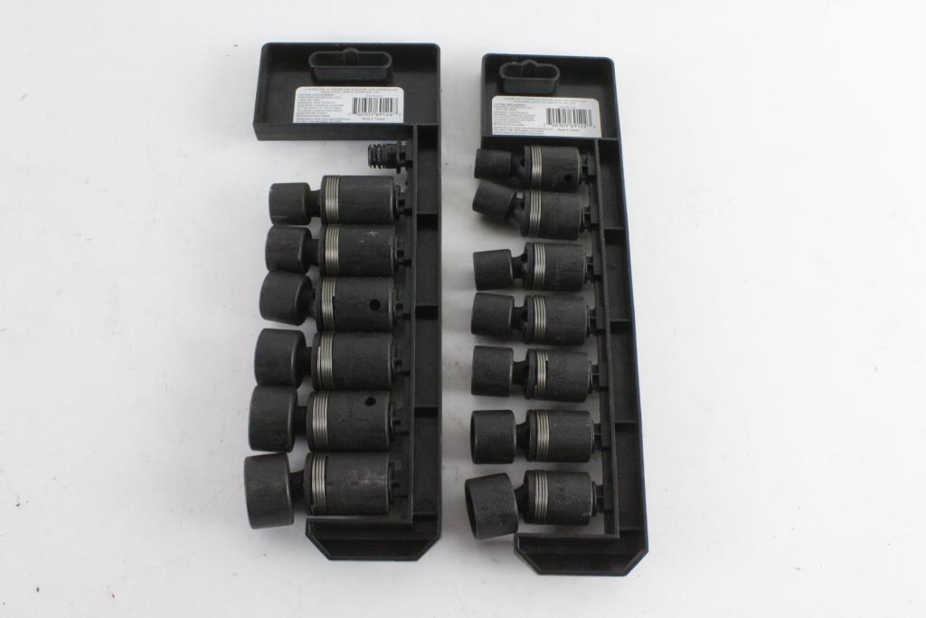 Power Torque Impact Universal Socket Sets, 2 Pieces | Property Room