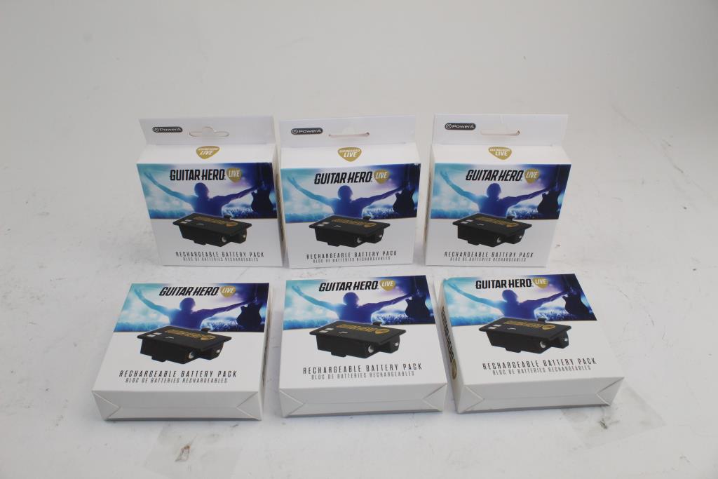 PowerA Guitar Hero Live Rechargeable Battery Packs; 6 Pieces | Property ...