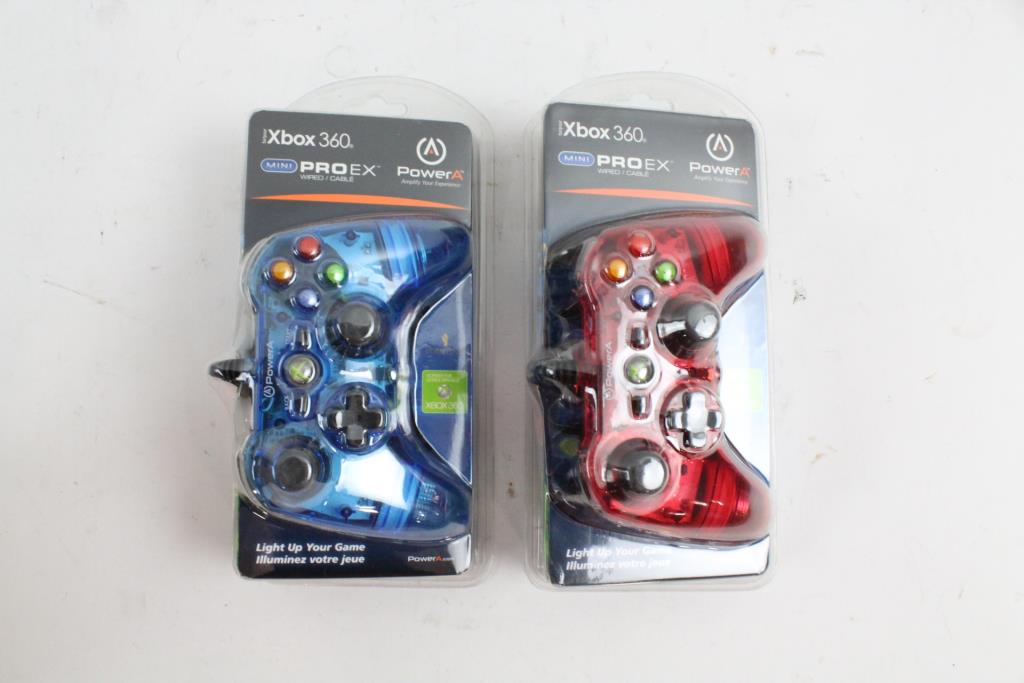 PowerA Wired Controllers For Microsoft Xbox 360, 2 Pieces | Property Room