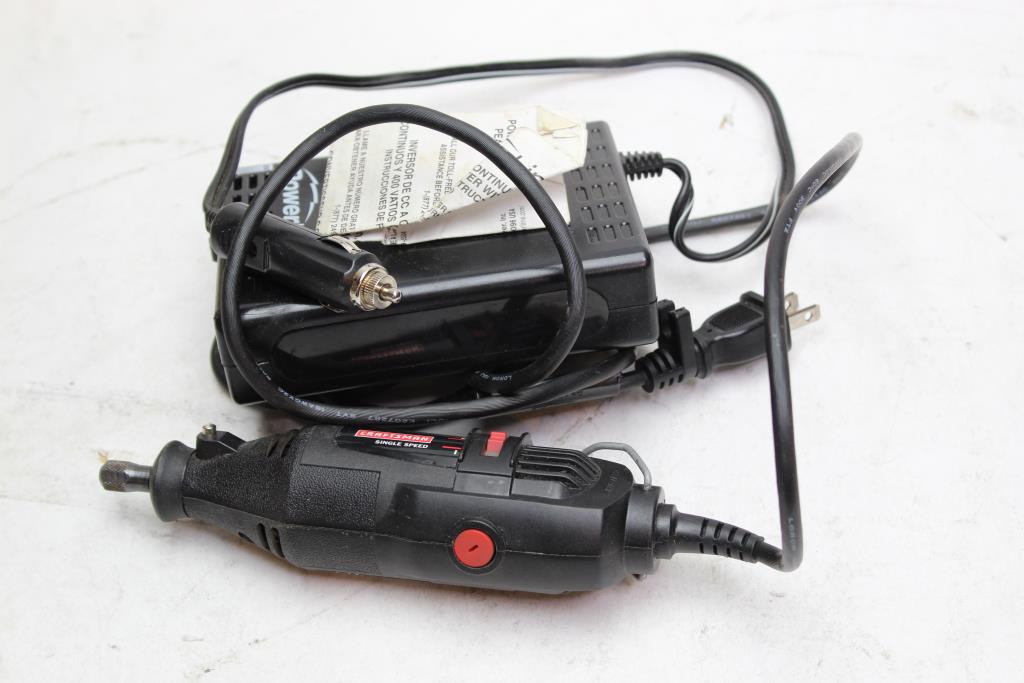 PowerLine Power Inverter And Crafstman Rotary Tool | Property Room