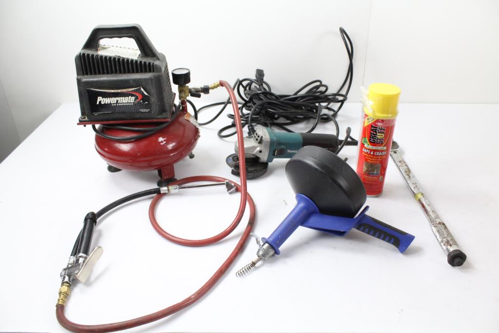 PowerMate Mini Air Compressor & More, 5 Items | Property Room