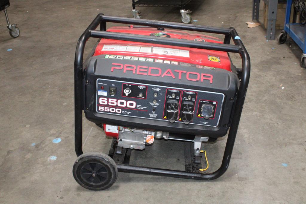 Predator 6500 Watts Gas Powered Portable Generator | Property Room
