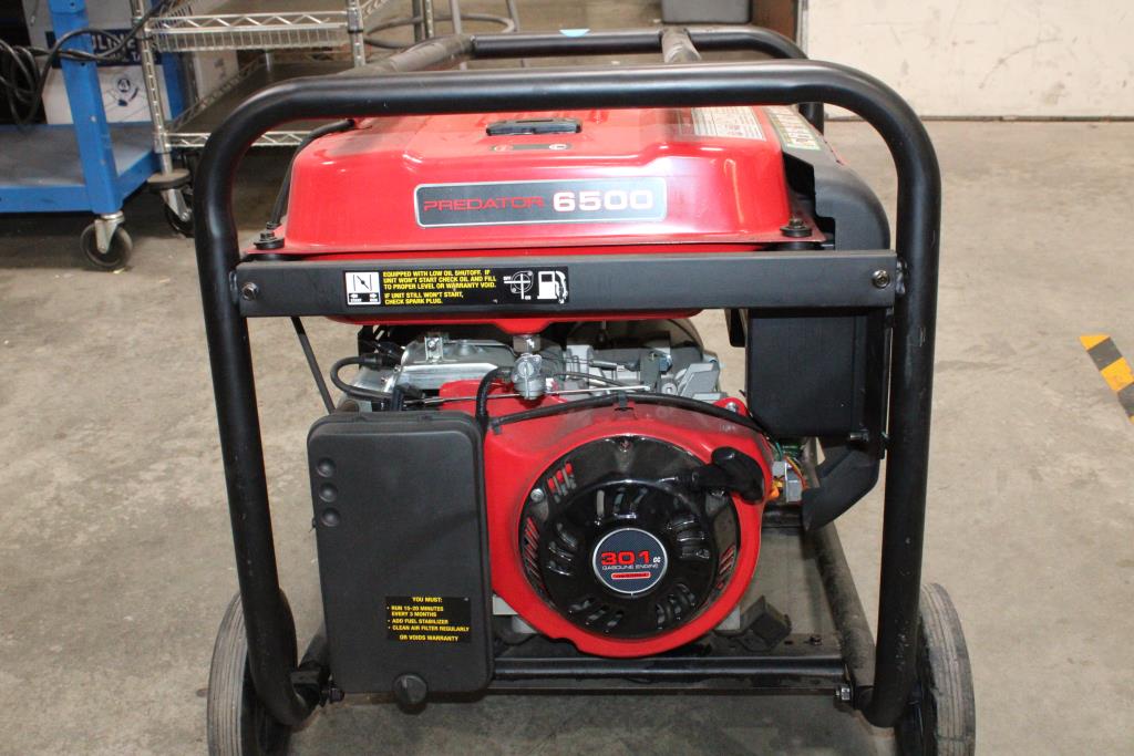 Predator 6500 Watts Gas Powered Portable Generator | Property Room