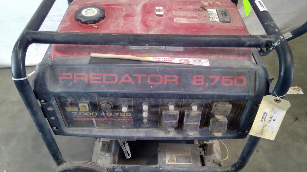 Predator 8,750 gas powered generator | Property Room