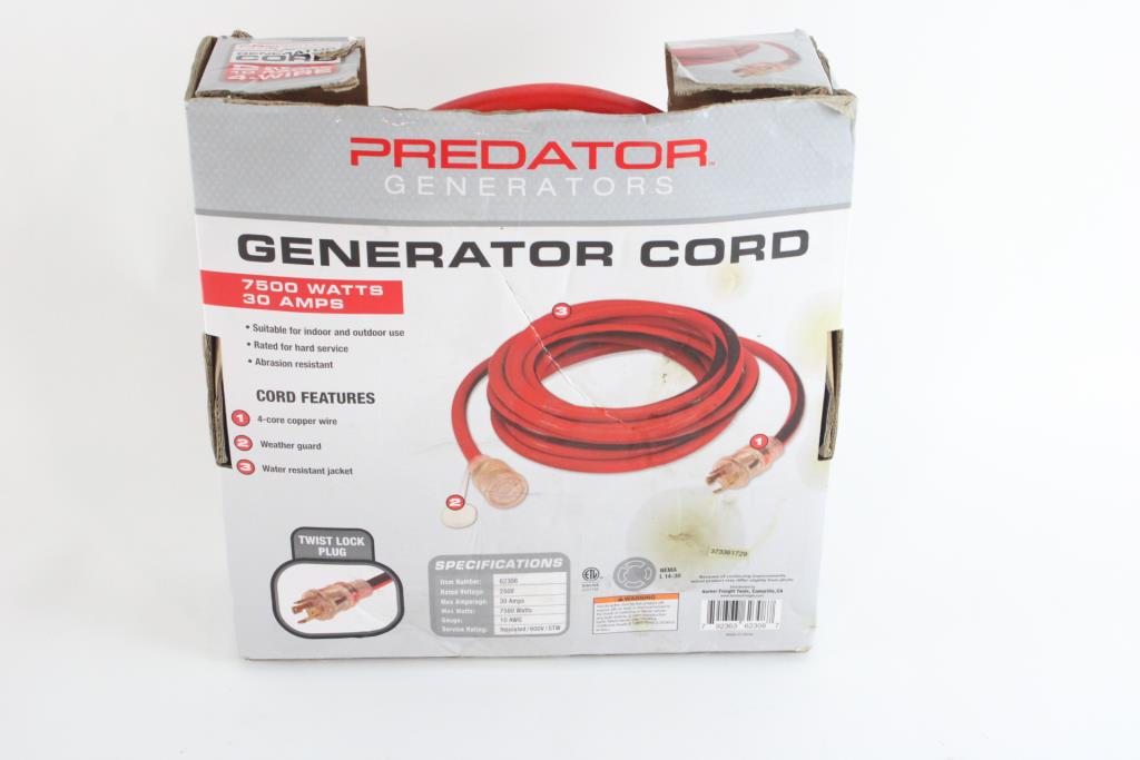 Predator Generator Cord | Property Room