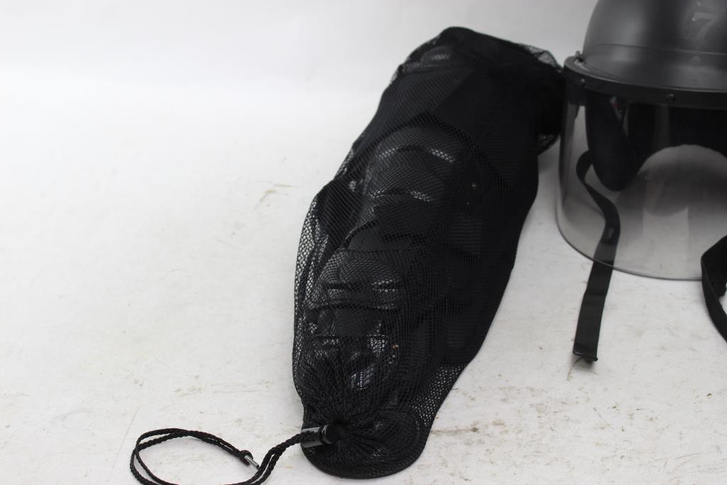 Premier Crown Riot Helmet, Galls Shin Guards+ More 3 Pieces | Property Room