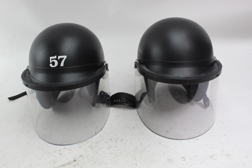 Premier Crown Riot Helmets, 2 Pieces | Property Room
