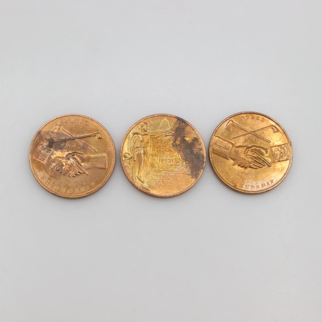 Presidential Bronze Medal Tokens, 3 Pieces | Property Room